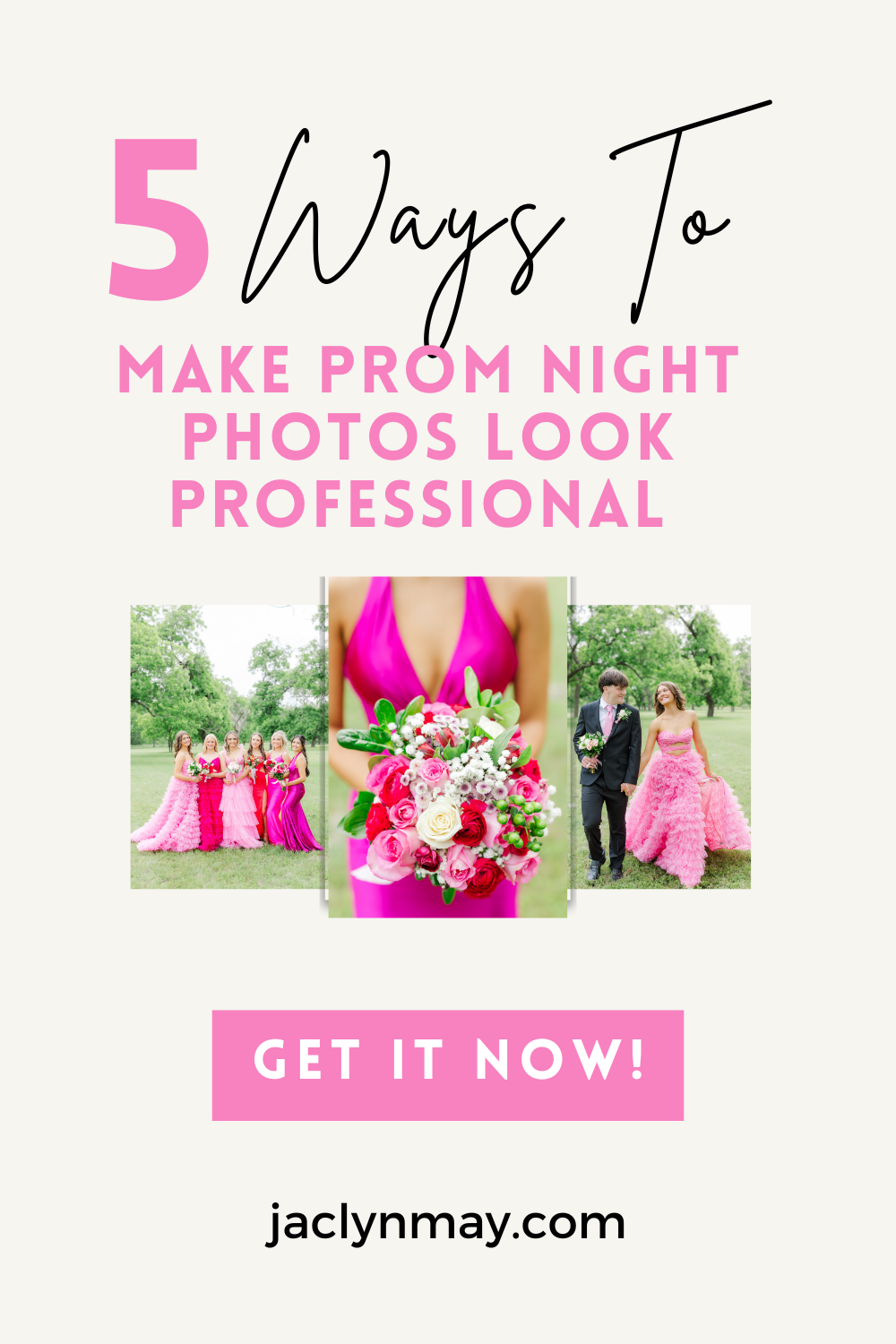 5 Tips for Taking Great Prom Pictures - jaclynmay.com